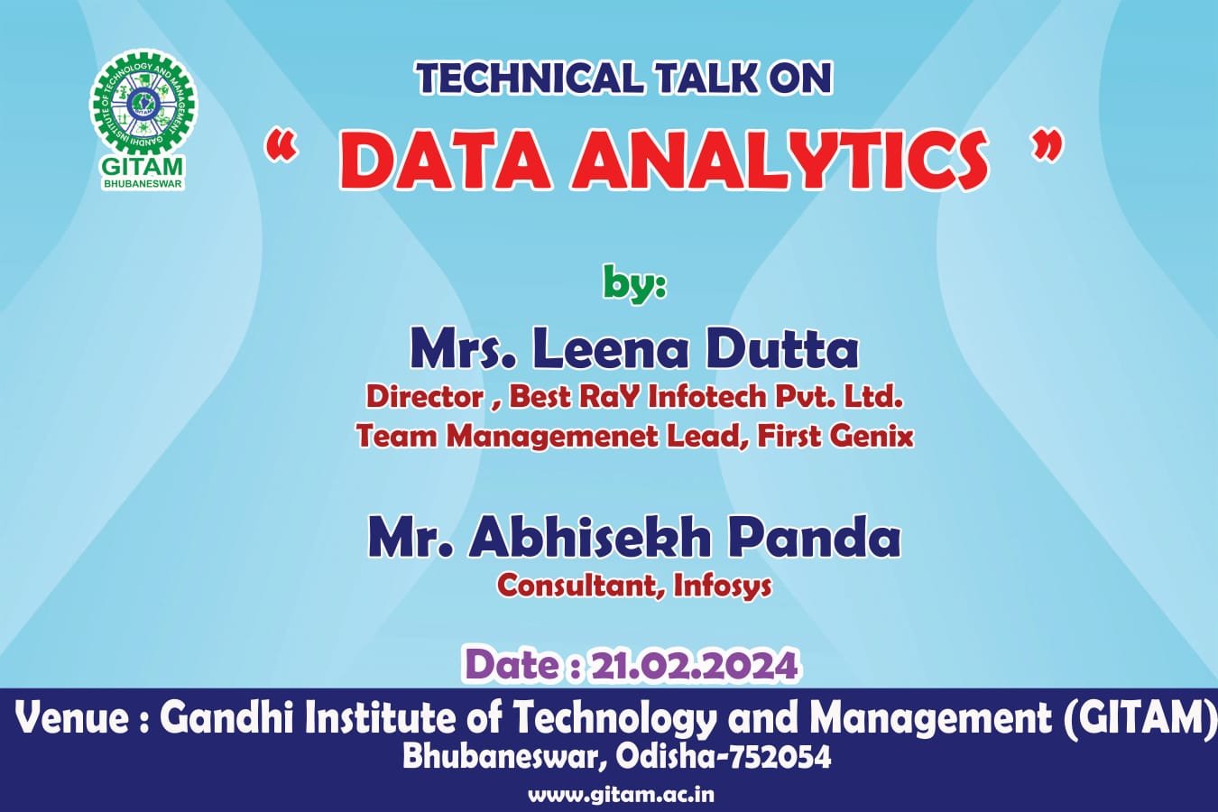 Technical Talk on Data Analytics by Industry Experts – Best Engineering ...
