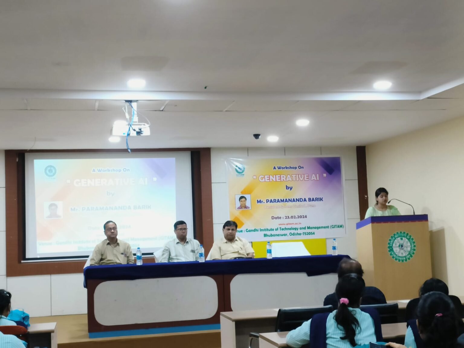 Generative AI Workshop by Mr. Paramanand Barik – Best Engineering ...