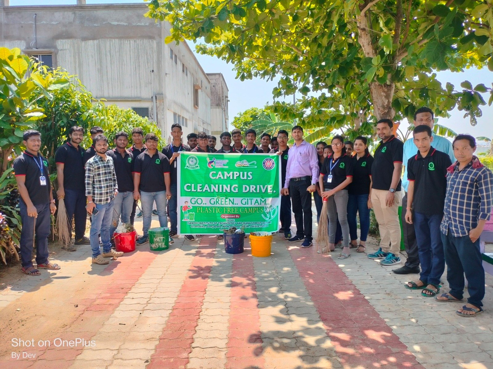Campus Cleaning Drive Focused on Plastic-Free Campus Organized by NSS ...